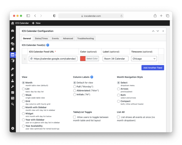 ICS Calendar – WordPress plugin for Google Calendar, Microsoft 365